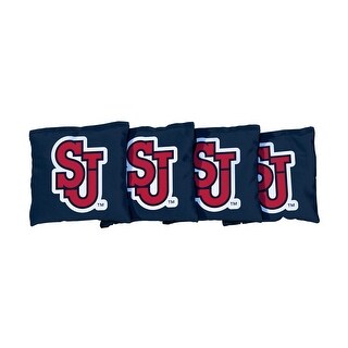St. Johns University SJU Red Storm Blue Cornhole Bags - Bed Bath ...