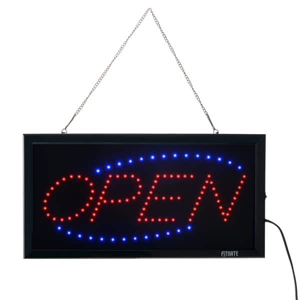18.9"x9.84" LED Open Sign Electric Billboard Bright Advertising Board ...