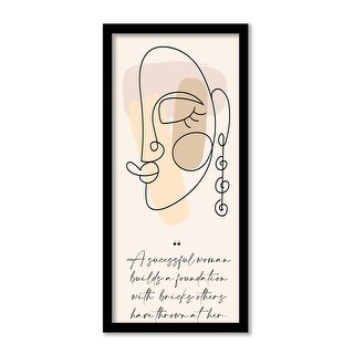 'Mur Contour XI' Framed Print Wall Art by ChiChi Décor - Bed Bath ...