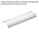 100mm x 35mm x 7.5mm DIN Rail Slotted Aluminum Mounting Guide 5 Pcs ...