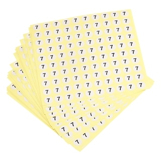 Number Stickers Number Label Self Adhesive Marked Stickers, 15 Pack ...