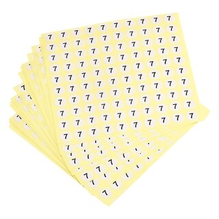 Number Stickers Number Label Self Adhesive Marked Stickers, 15 Pack ...