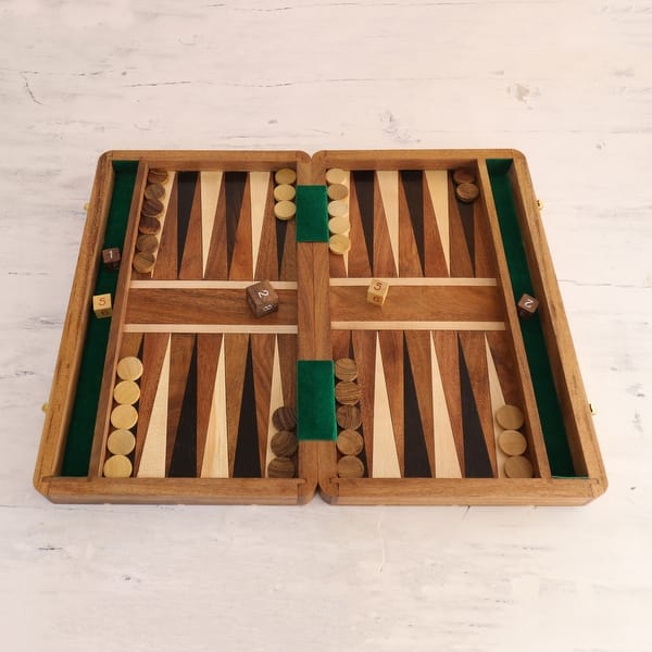 Novica Handmade Ancient Fun Wood Backgammon Set - Bed Bath & Beyond ...