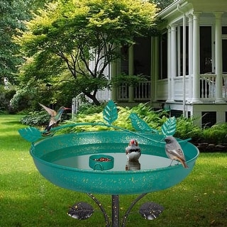 5 Prongs Base Bird Bath with Metal Stake - Bed Bath & Beyond - 37988419