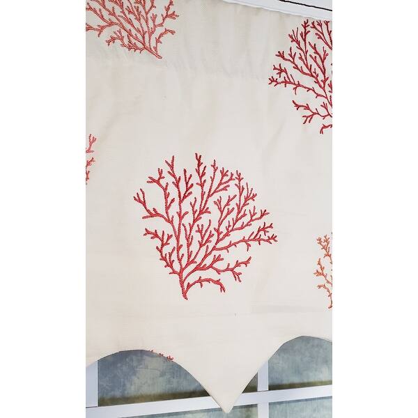 RLF Home Design Deep-Sea Regal Window Valance - Bed Bath & Beyond ...