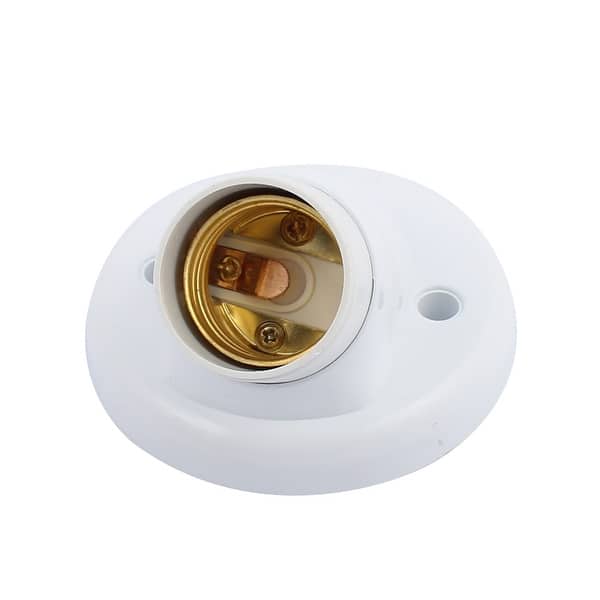 Inflammable PC Shell Screw Mount Holder Socket for E27 Light Bulb 6A ...