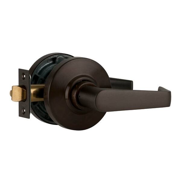 Schlage AL80BD-SAT Saturn Keyed Entry Door Lever Set for Storerooms ...