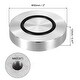 Aluminum Circle Disc Glass Top Adapter Round Solid Table Feet Pad Plate ...