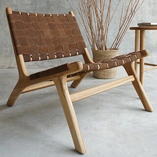 Kenneth Strap Chair - Dark Brown Suede - Bed Bath & Beyond - 35324870