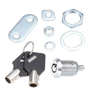 Tubular Cam Lock 25mm Cylinder Length Chrome Finish Keyed Alike - 25mm ...