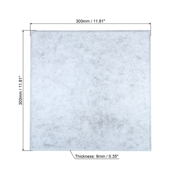 6Pcs Felt Pin Board Tile Self-Adhesive Square DIY Wall Bulletin Push ...