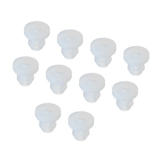 Snap Rubber Grommet Plug 8mm OD 2mm ID Seal Anti-Scratch Transparent ...