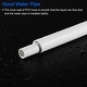 Pipe Round Rigid Plastic Tube 11mm ID 13mm OD 500mm White - Bed Bath ...