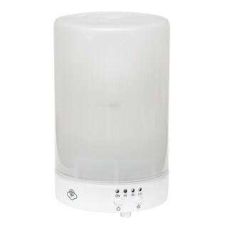 5.75" LED Frosted Color Changing Cylindrical Watercolor Essential Oil Diffuser - Bed Bath ...