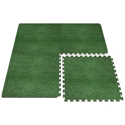 Interlocking Floor Mat - Grass - Overstock - 19470198
