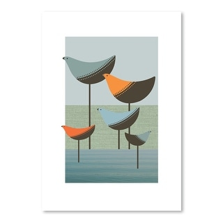 Americanflat - Wading Birds by Visual Philosophy - 16"x20" Poster Art ...