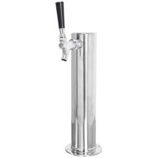 TapRite D4743-14 X-Tall 14-Inch Single Faucet Stainless Beer Tower w ...