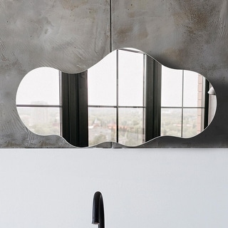 FORIO Asymmetrical Cloud Mirror - Bed Bath & Beyond - 39996455