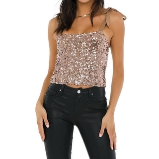 Free People - Hey Girl Sequin Cami Top - Bed Bath & Beyond - 42495693