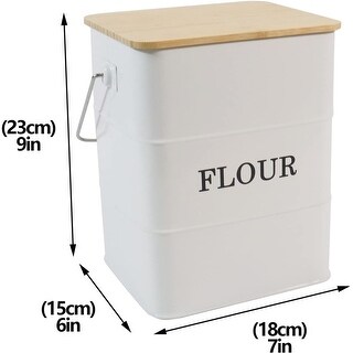 Gdfjiy Flour Container Metal Flour Tin - Bed Bath & Beyond - 39467233