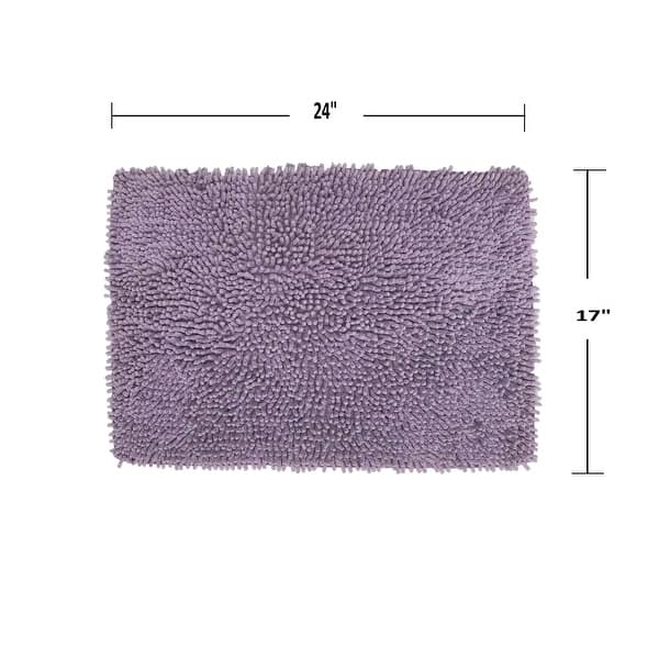 Fantasia Collection Cotton Bathroom Rug, Water Absorbent Bath Rug, Non ...