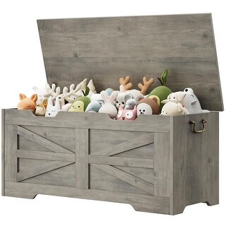 Flip Top Blanket Storage Chest Trunks, Bench Storage for Entryway ...