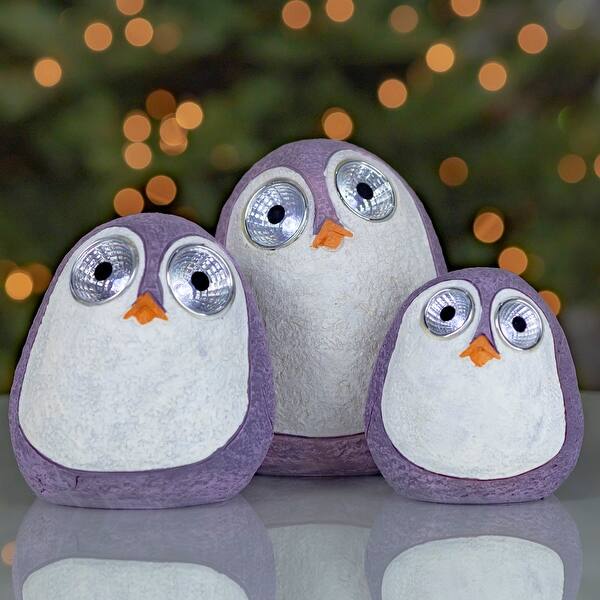 Set of 3 Solar Birds with Light up Eyes - Small - Bed Bath & Beyond ...