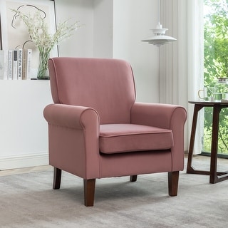 Traditional Rolled Arm Living Room Armchair - Bed Bath & Beyond - 40494579