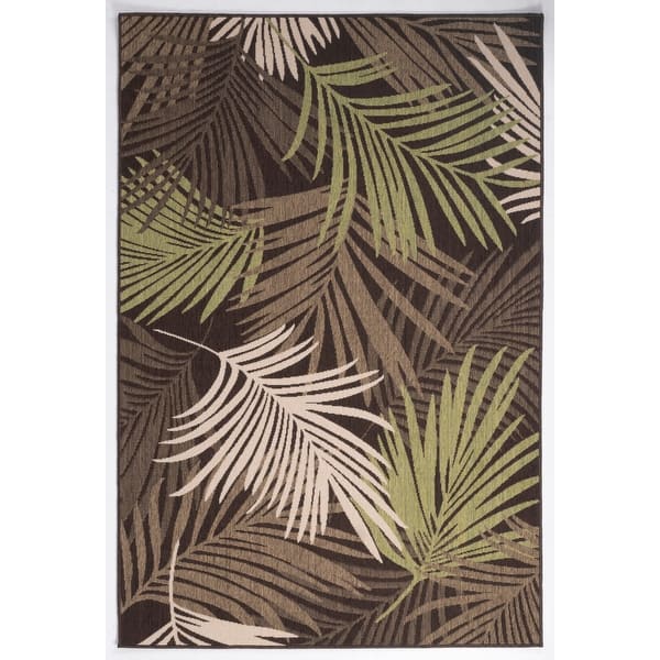 GAD Yarpeq Premium Quality Tropical Floral Indoor Outdoor Area Rug - 7 ...