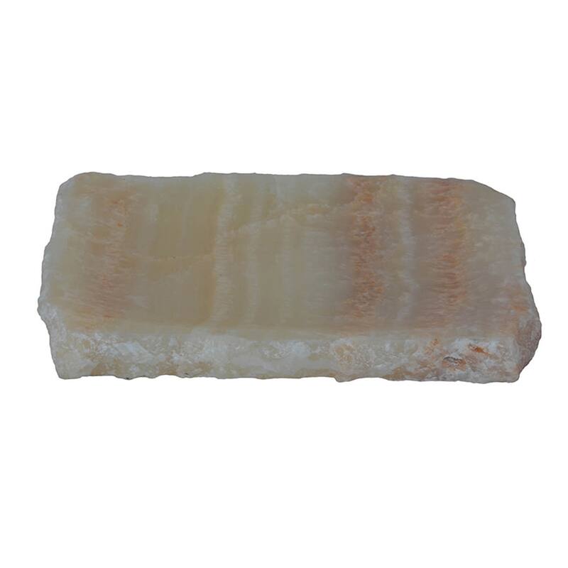 A&B Home 10-inch White Onyx Stone Tray - Overstock - 21801343