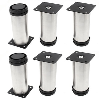 Furniture Sofa Bed Cabinet Adjustable Plinth Leg Feet 50 x 120mm 6PCS ...
