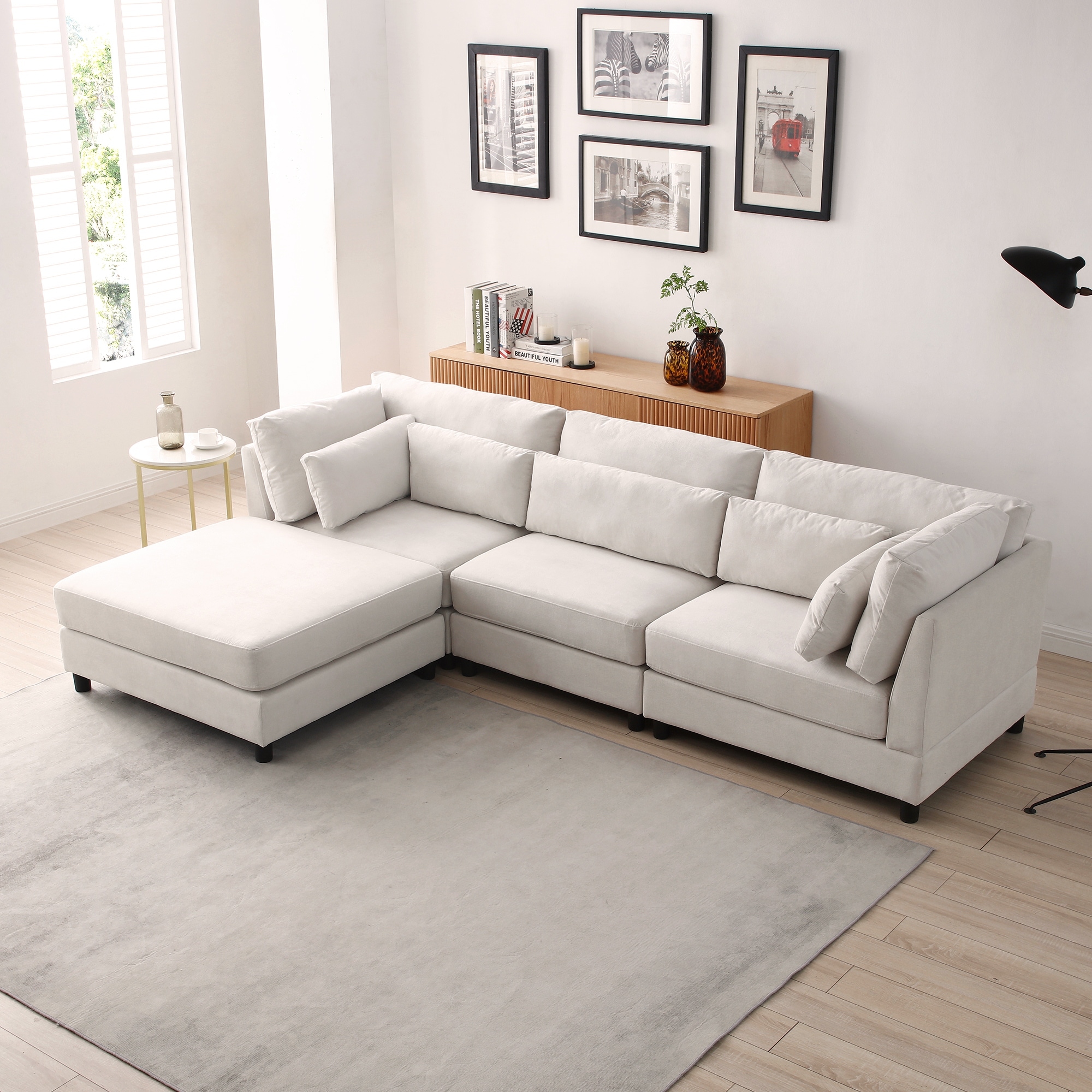 Velvet, L-Shape Sectional Sofas - Bed Bath & Beyond