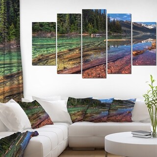 Beautiful View of Mountain Lake" Extra Large Landscape Art Canvas ...