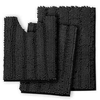 3Pcs Extra Soft Absorbent Bath Mat Set - Bed Bath & Beyond - 39524962