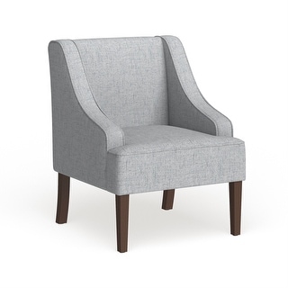 Porch & Den Lyric Light Blue Swoop Arm Accent Chair - Bed Bath & Beyond ...