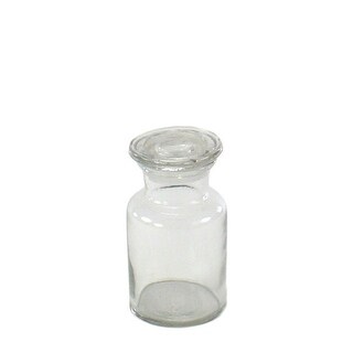 Glass Made Pharmacy Jar with Stopper, Extra Small, Clear - Bed Bath ...