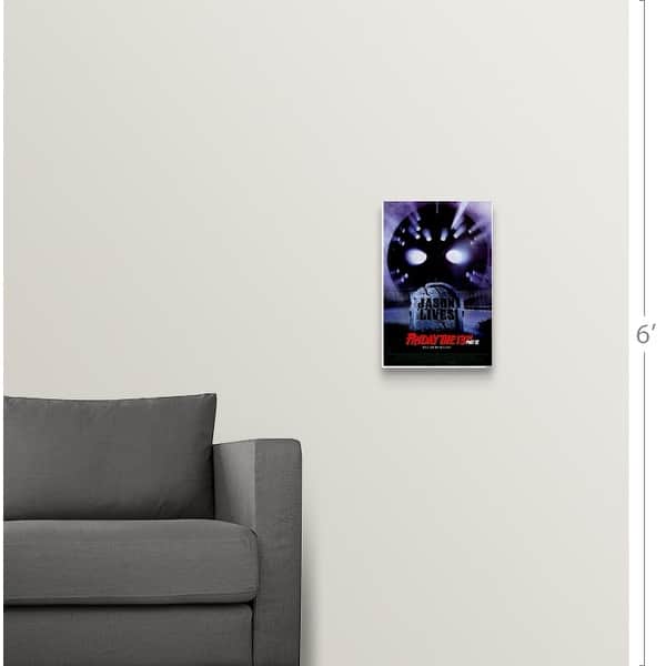 "Friday the 13th Part 6 Jason Lives (1986)" Canvas Wall Art - Bed Bath ...