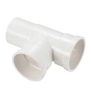 Wye Pipe Fittings, Y-Shape Splitter Duct Hose PVC Connector, White ...