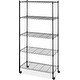 Whitmor Supreme 5-Tier Cart Holds Up to 1,000 lbs. - Black - Bed Bath ...