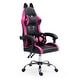 Cute Gaming Chair with Cat Paw Lumbar Cushion and Cat Ears, Ergonomic ...