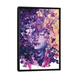 iCanvas "Drowning in Flowers" by Doriana Popa Framed - Bed Bath ...