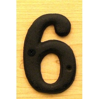 Solid Cast Iron Number 6 - Bed Bath & Beyond - 20534115