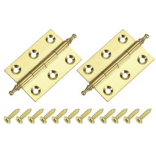 Folding Butt Hinges, Brass Pointed Small Door Hinges - Bed Bath ...