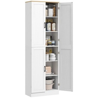 Versatile Freestanding Kitchen Pantry with Ample Storage and Adjustable ...