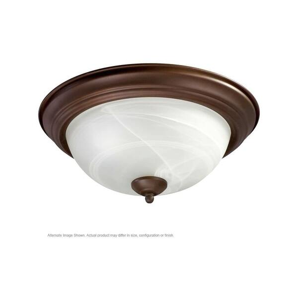 Quorum International 3066-15 3 Light Flushmount Ceiling Fixture with ...