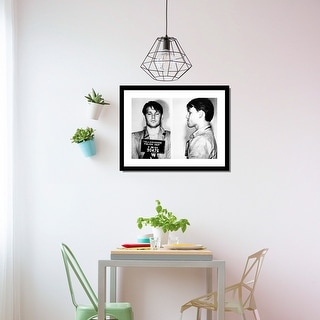 Jim Morrison 1963 Mugshot Photos - 14x18 Framed Print Artwork - Bed ...