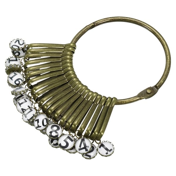 3.4" Dia Key Organizer Keychain 1pcs Key Management Holder w 20 Buckle ...