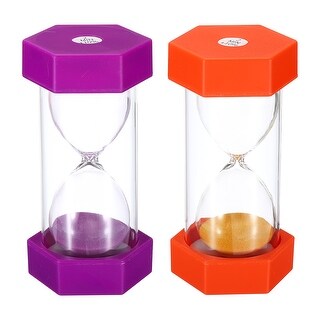 2 Min Sand Timer, 1 Set(2pcs)Small Sandy Clock, Sand Glass Purple ...
