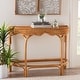 Wakana Modern Bohemian Natural Brown Rattan Console Table - Bed Bath ...
