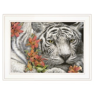 Tiger Lily 2 White Framed Print Wall Art - Bed Bath & Beyond - 39736585